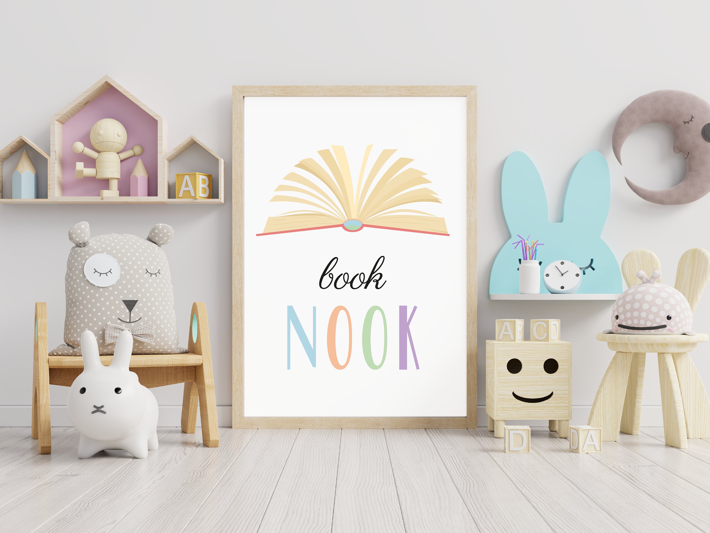 Book Nook Sign, Reading Corner Poster, Reading Nook Sign, Reading ...