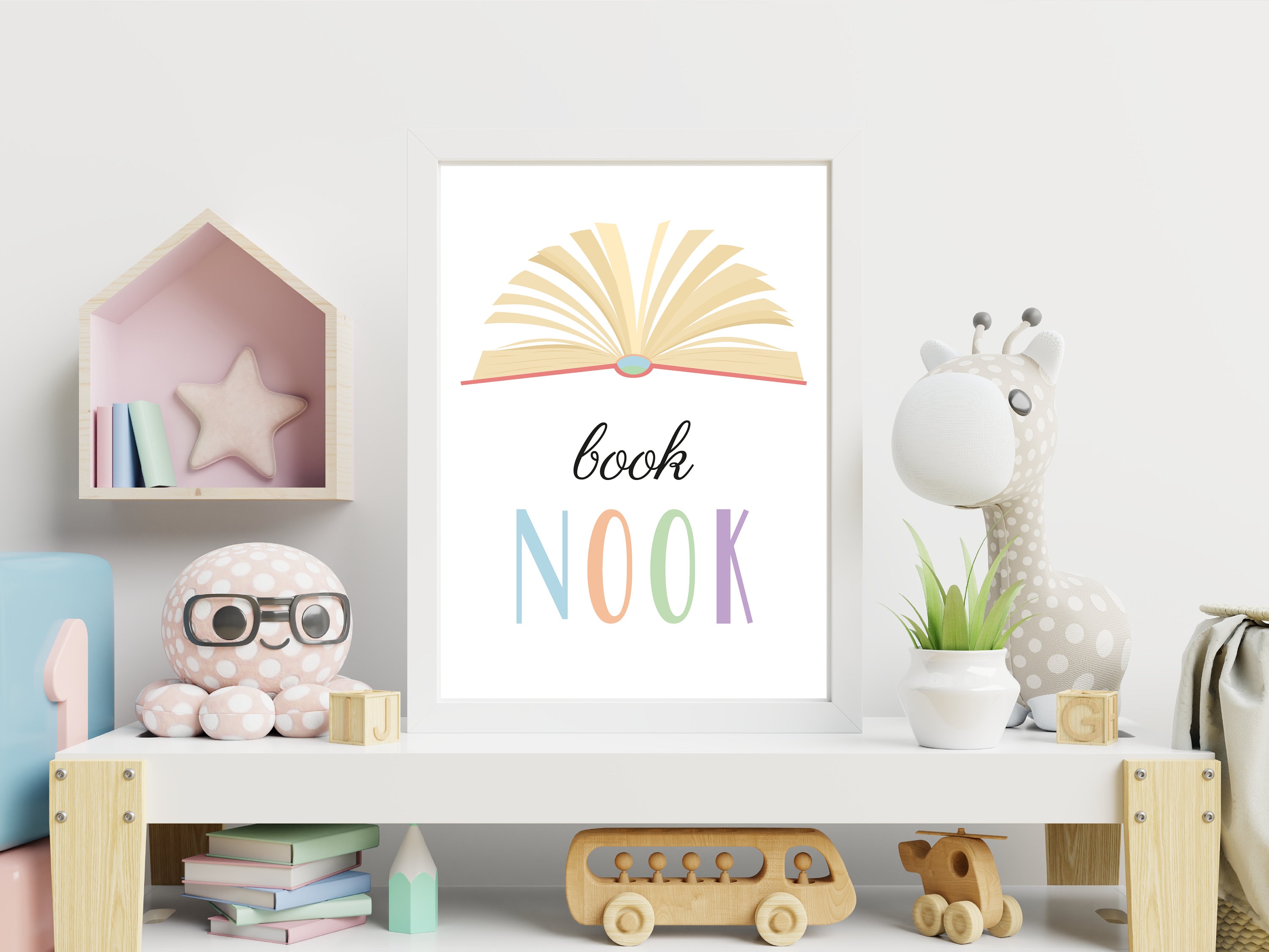 Book Nook Sign, Reading Corner Poster, Reading Nook Sign, Reading ...