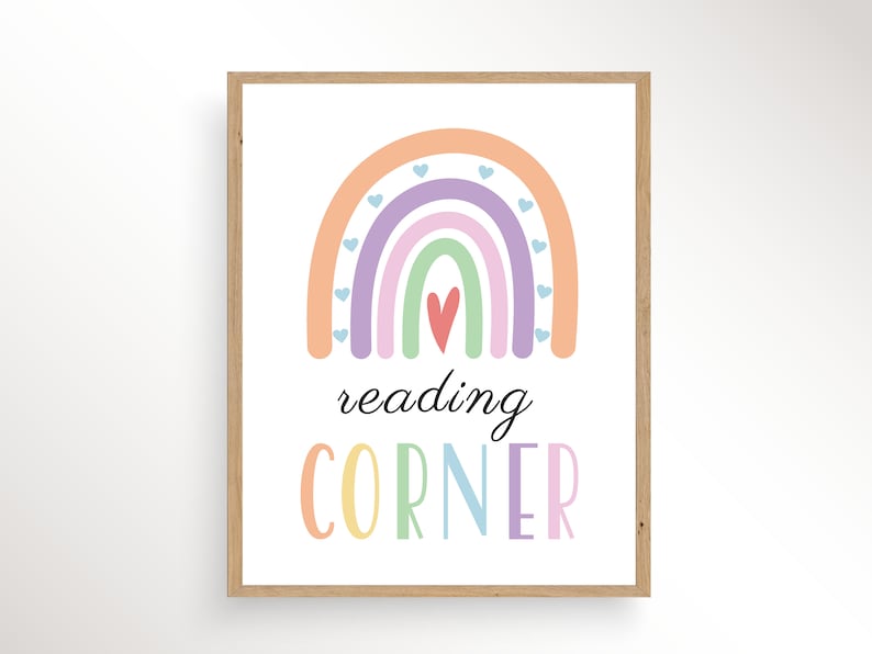 Reading Corner, Reading Poster, Reading Nook, Classroom Reading Corner ...