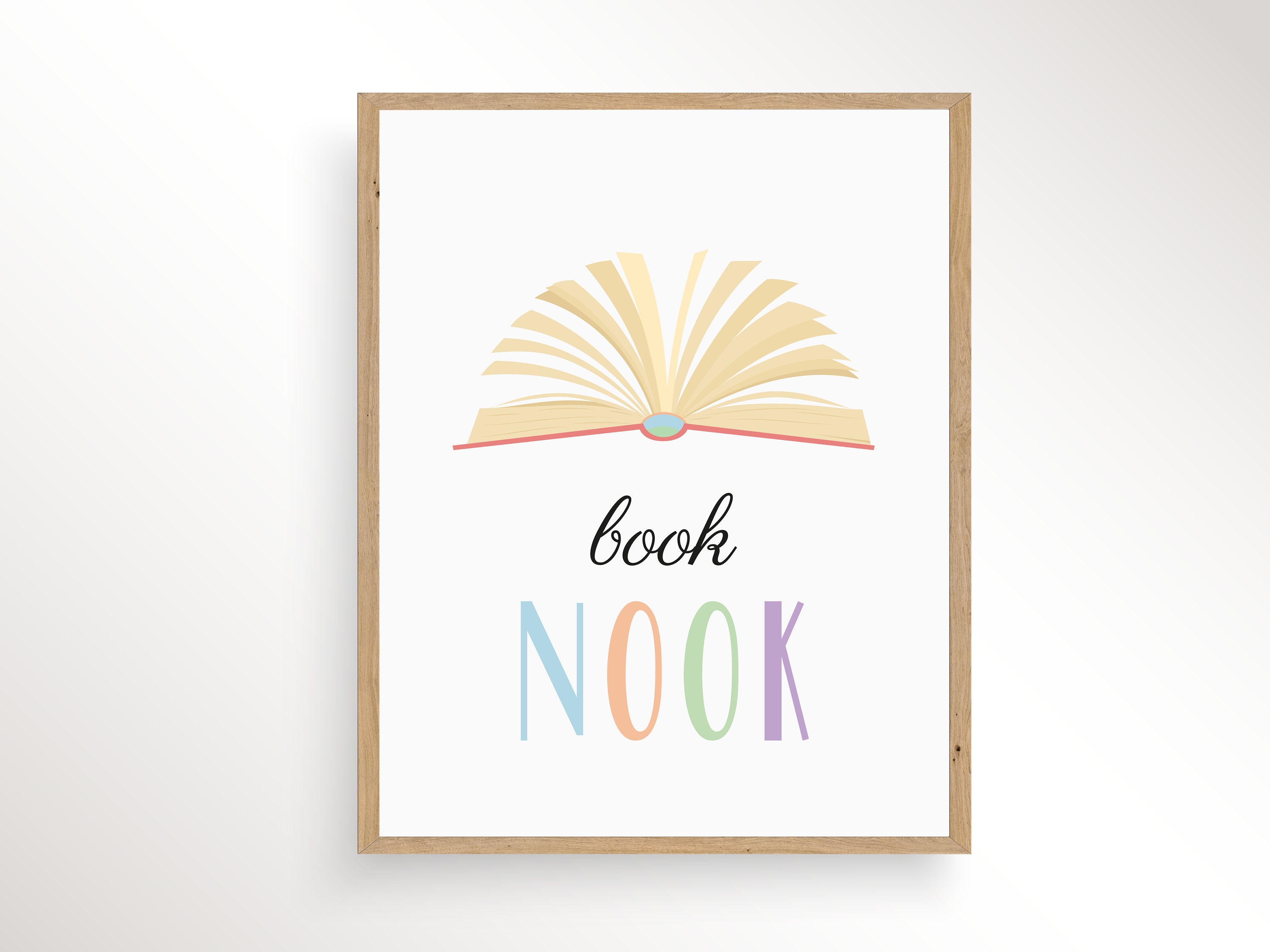 Book Nook Sign, Reading Corner Poster, Reading Nook Sign, Reading ...