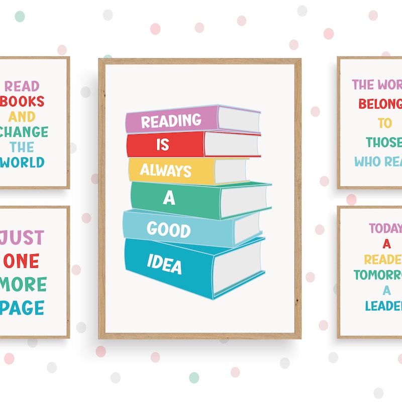 Reading Poster - Etsy