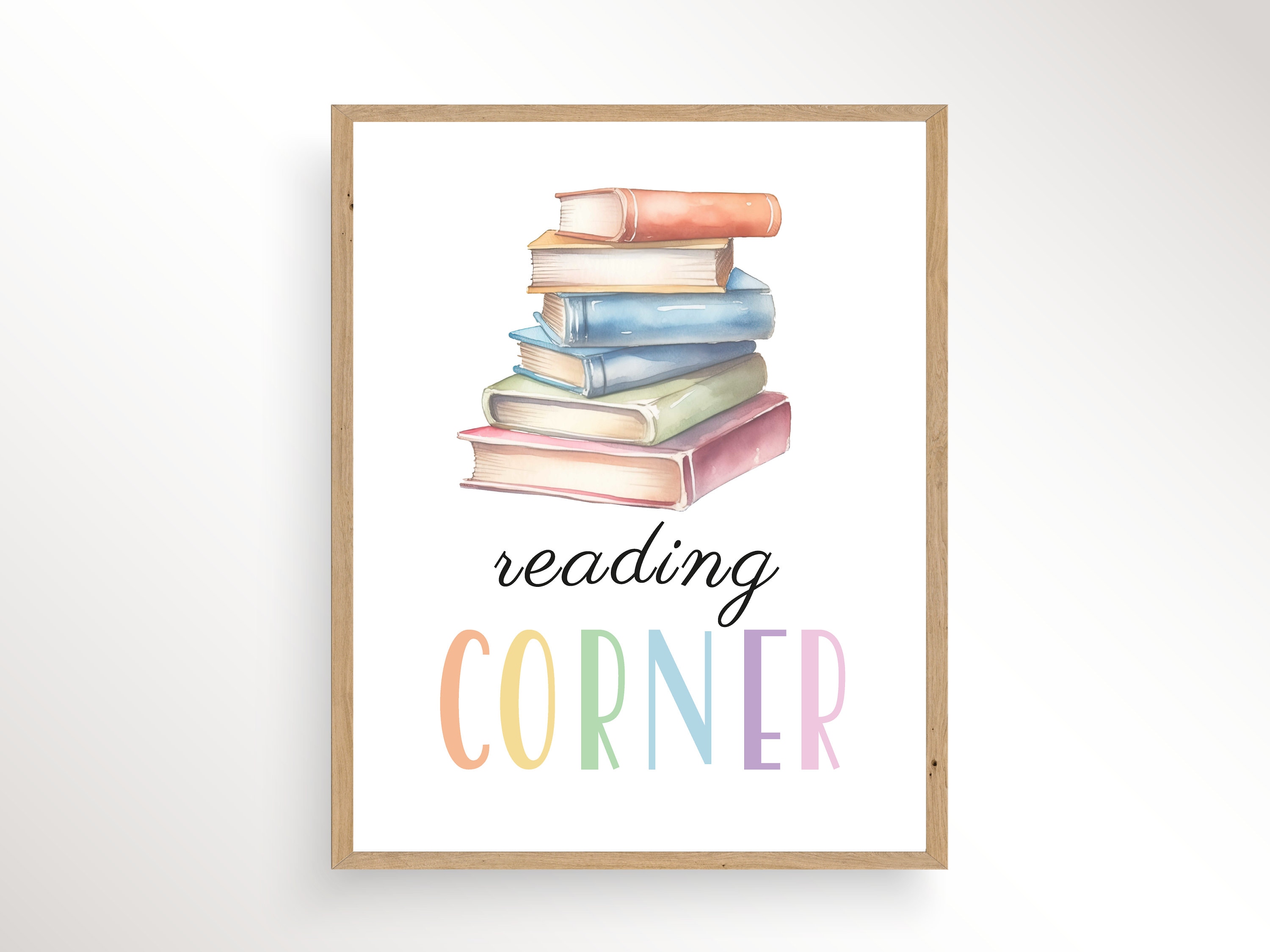 Reading Corner Poster, Reading Poster, Reading Nook, Reading Corner ...
