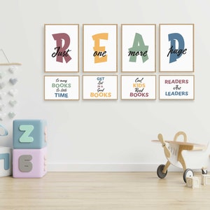 Printable Reading Posters, Reading Poster for Classroom, Reading Print ...