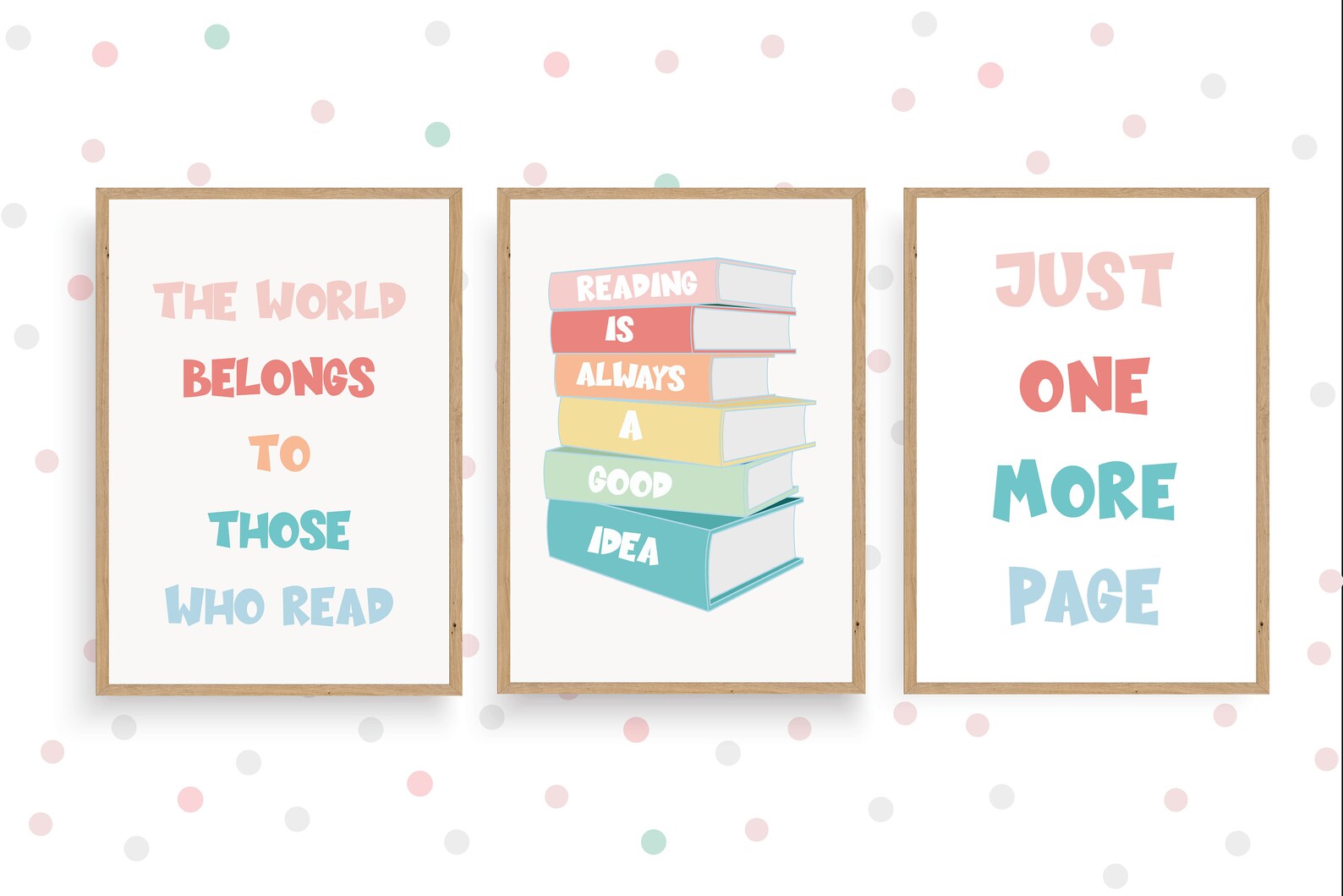 Reading Posters Reading Corner Posters Reading Corner Wall - Etsy