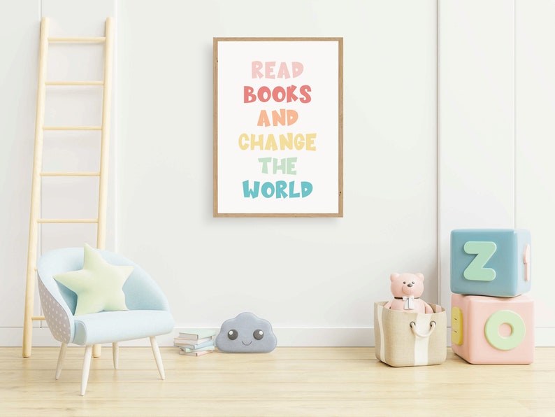Reading Posters Reading Corner Posters Reading Corner Wall - Etsy