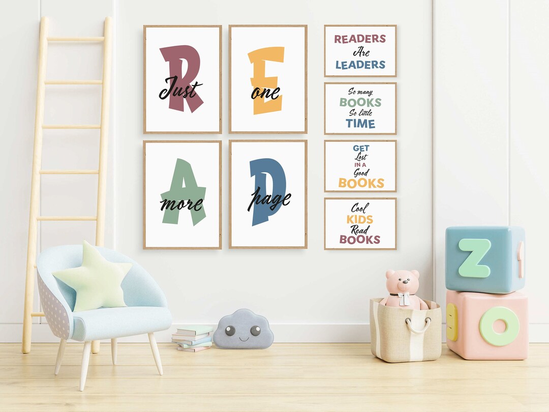 Printable Reading Posters, Reading Poster for Classroom, Reading Print ...