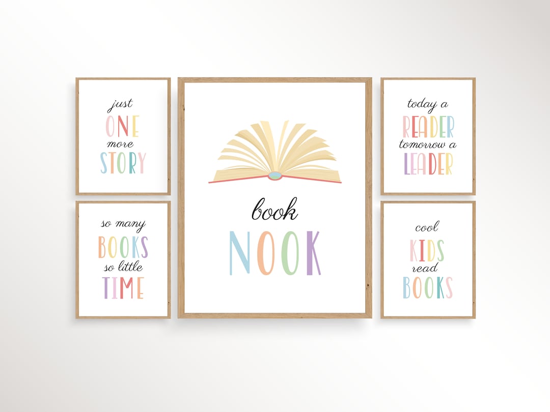 Reading Corner Poster Reading Poster Reading Nook Reading - Etsy