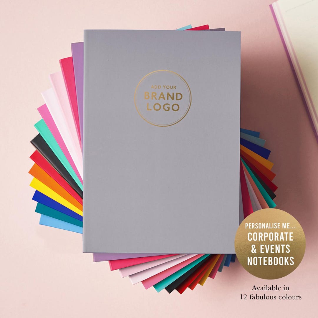 Corporate/event A5 Personalised Premium Lined Notebook - Add Your Brand ...