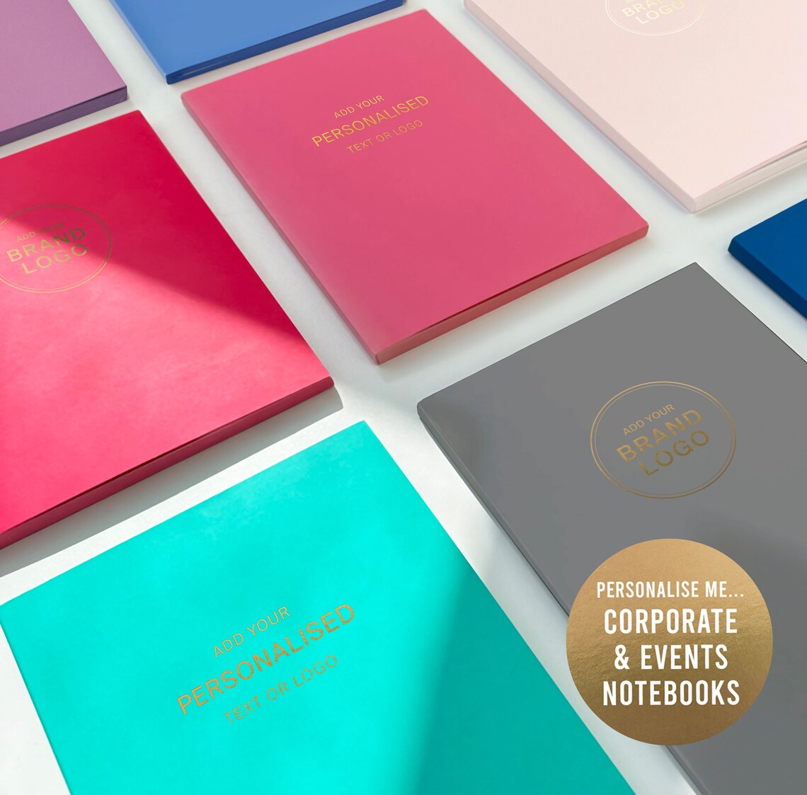 Corporate/event A5 Personalised Premium Lined Notebook - Add Your Brand ...