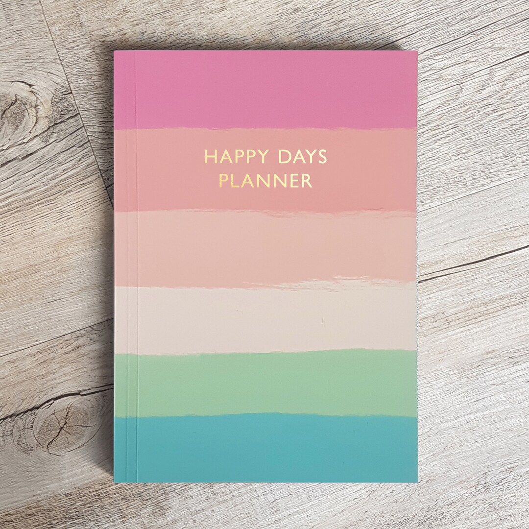 Happiness Journal "happy Days Planner" | Undated Start Anytime | Day to ...
