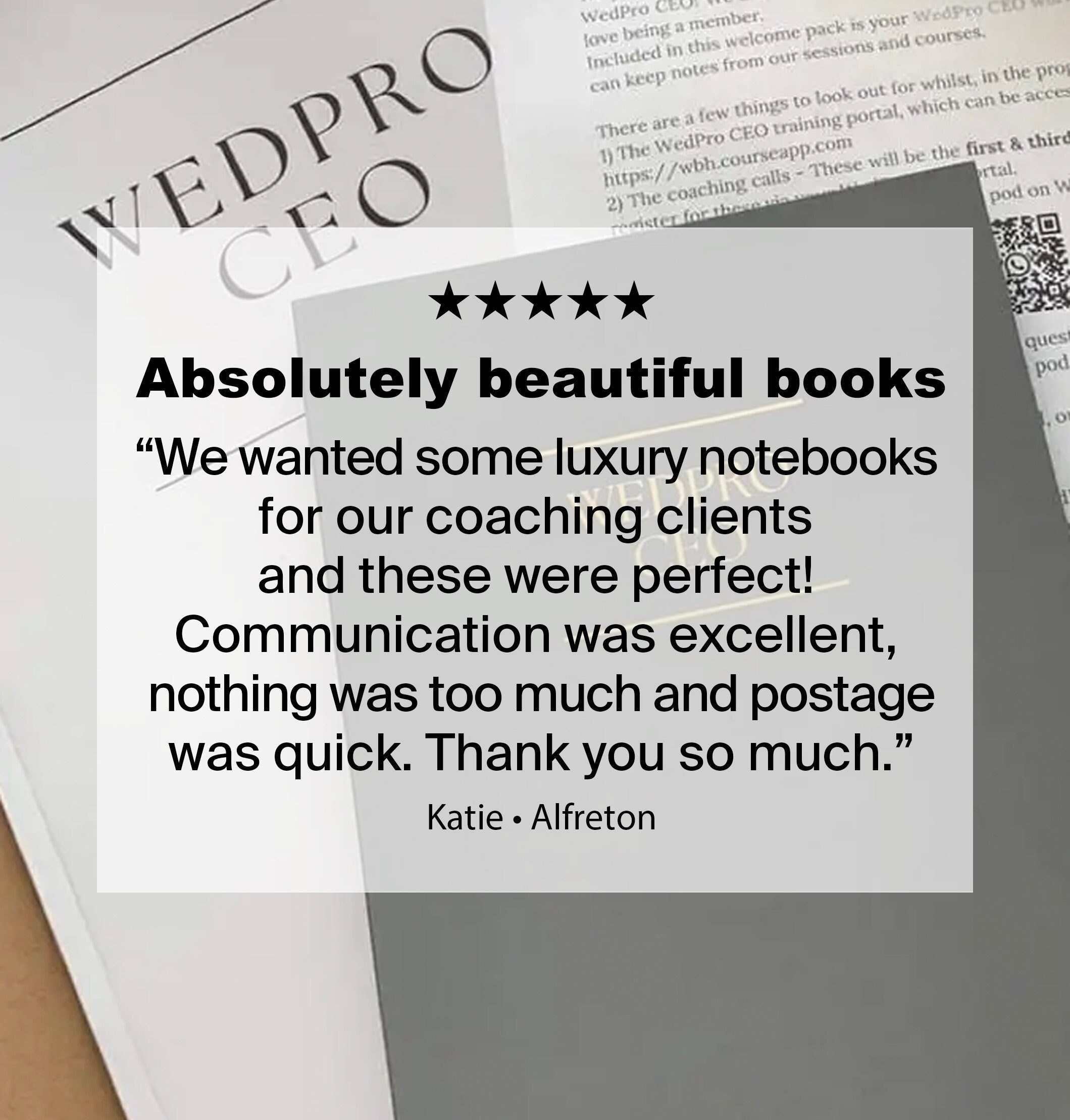 Corporate/event A5 Personalised Premium Lined Notebook - Add Your Brand ...