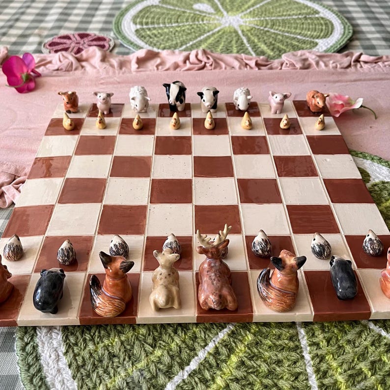 CUSTOM Chess Set - Etsy