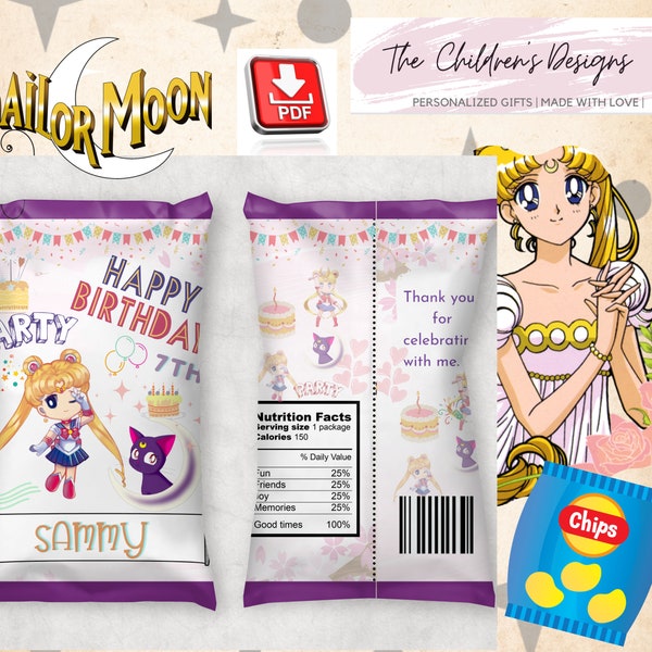 Sailor Moon Birthday Games - Etsy