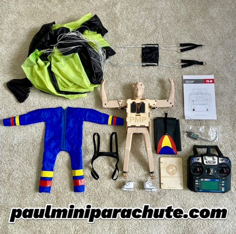 Radio Controlled Skydiver Package-rc Skydiver Kit-ready to Fly-rc ...