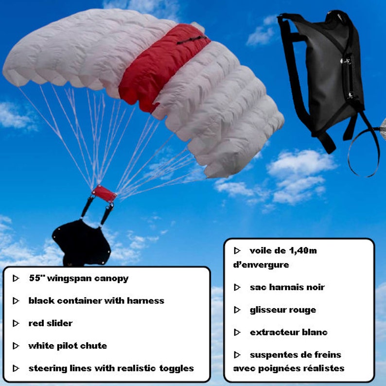 Mini Parachute-white Parachute Toy-miniature Parachute for Kids ...