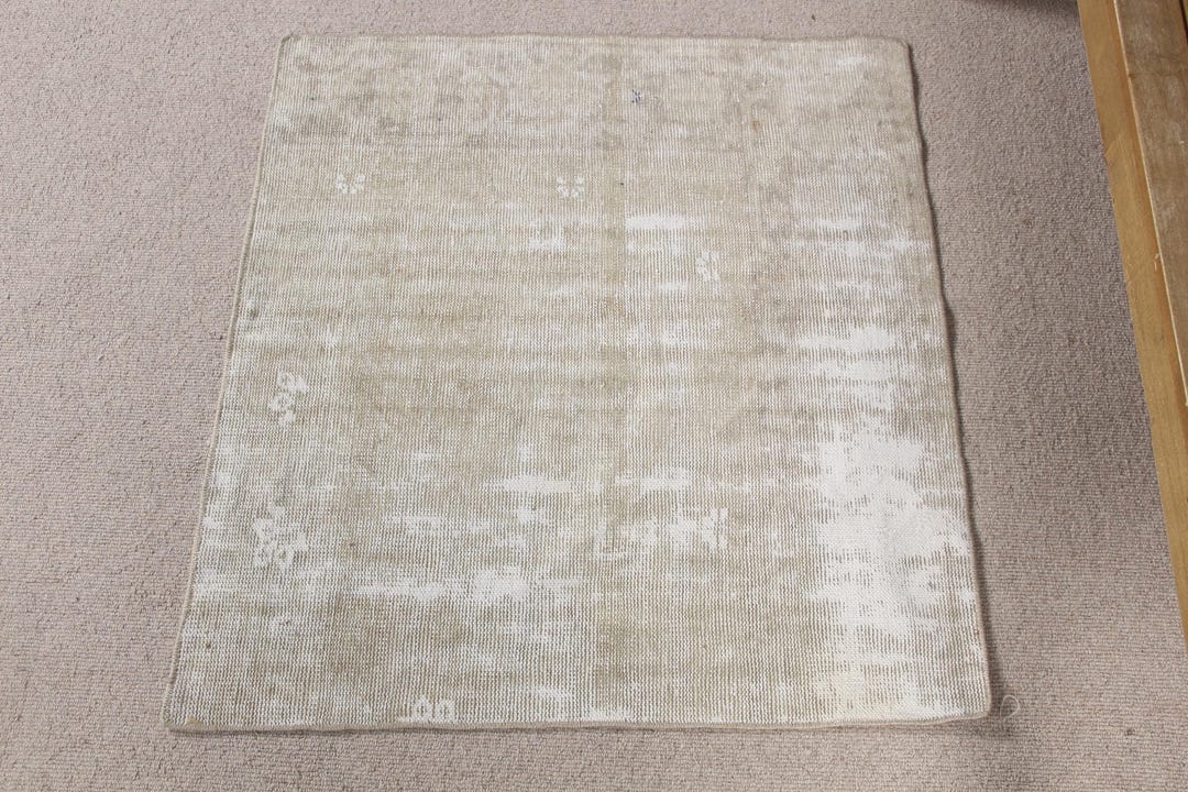 Vintage Rug, Turkish Rug, 3x3 Small Rugs, Anatolian Rugs, Rugs for ...