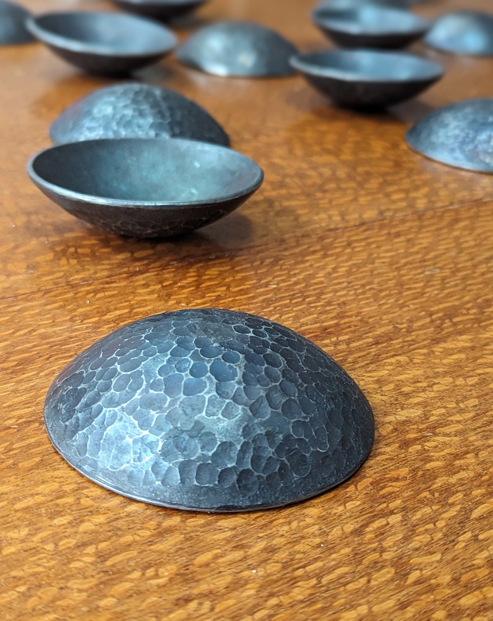 Hand Forged Iron Bowls 6th Anniversary Gift Steel Trinket - Etsy