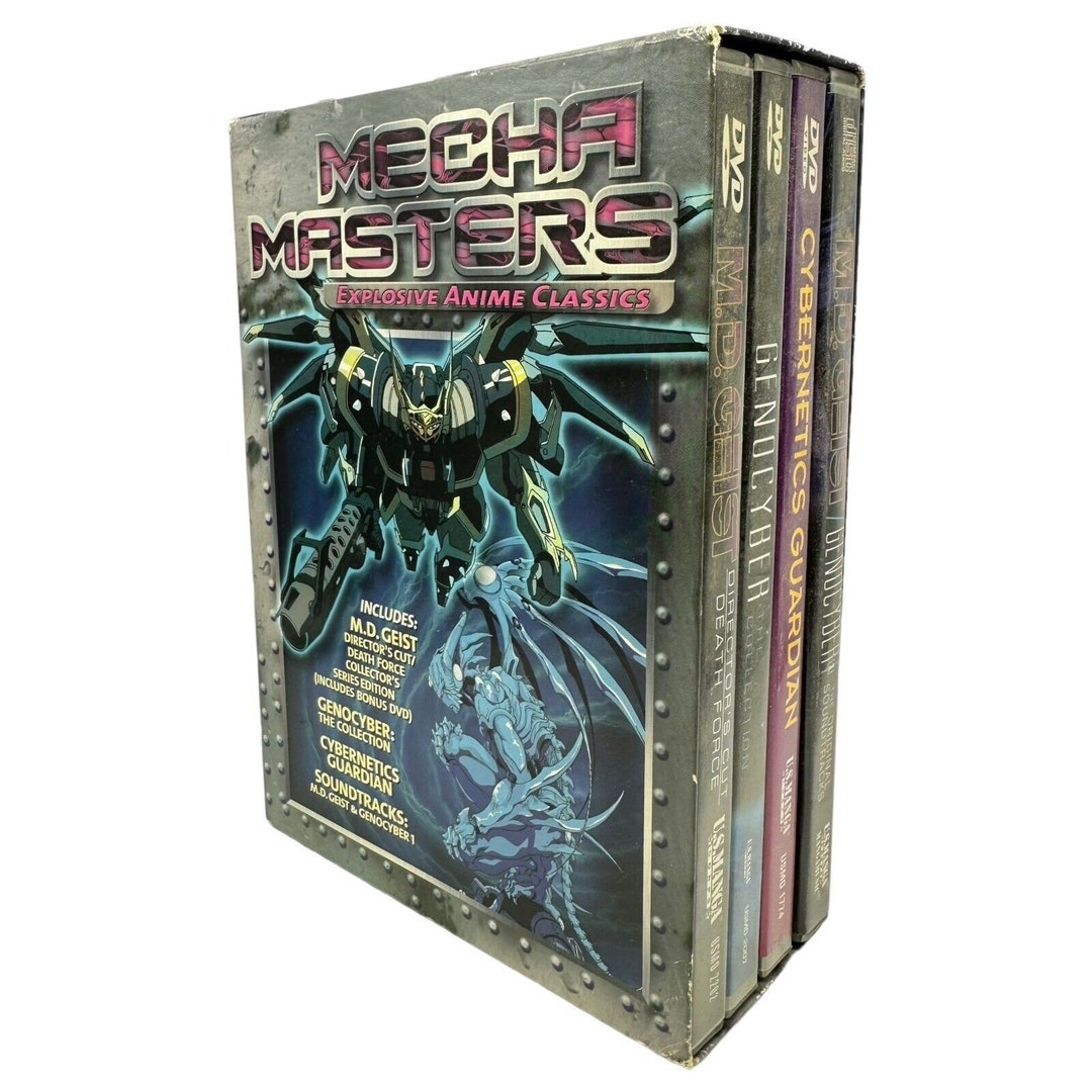 Mecha Masters Explosive Anime Classics Genocyber MD Giest Anime Dvd Box ...