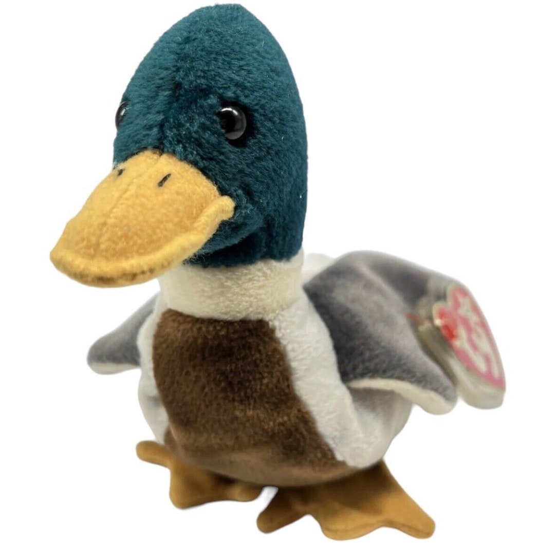 Ty JAKE the Mallard Drake Duck 7 Beanie Baby Beanbag Plush Stuffed ...