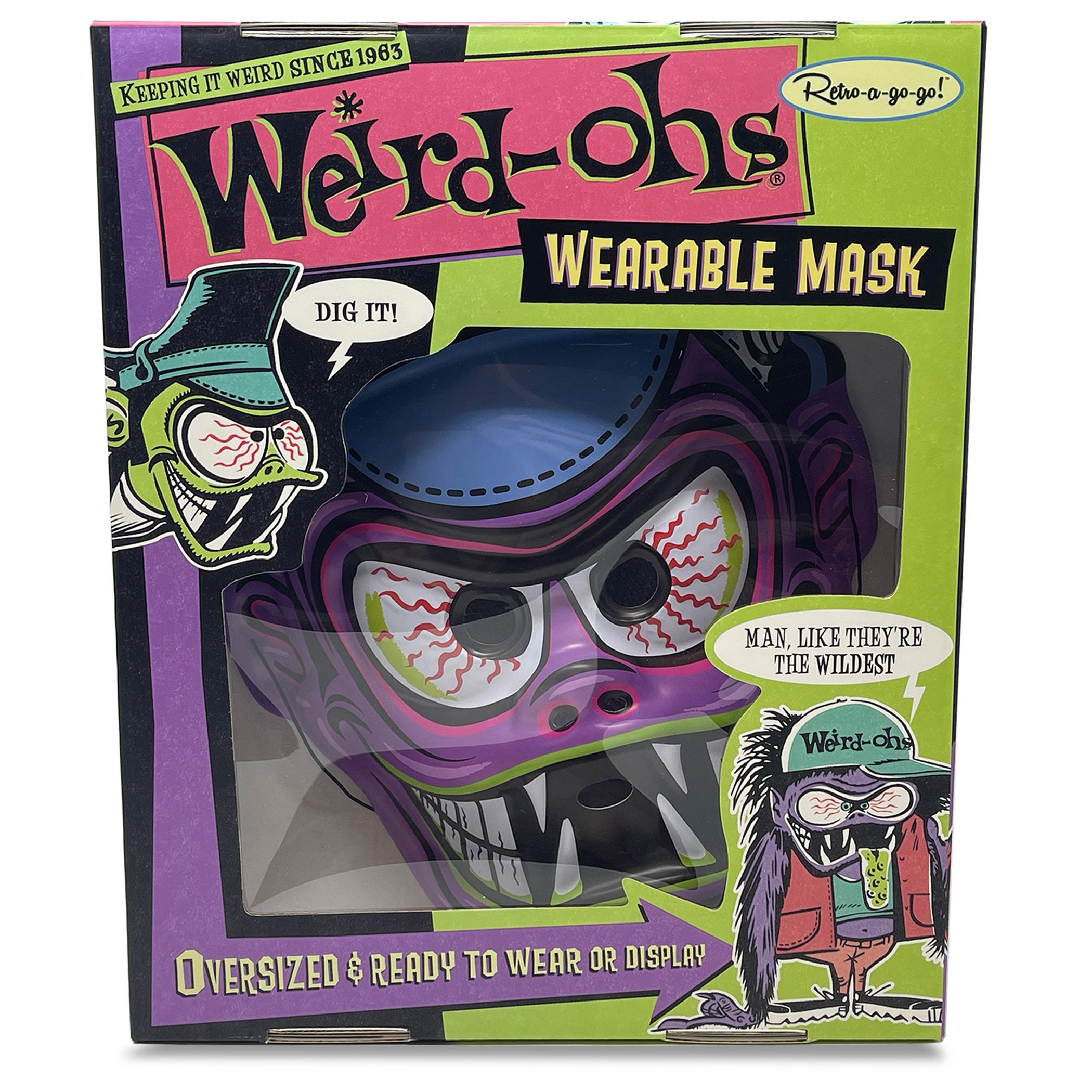 Weird-ohs Davey Wearable Mask Purple - Etsy