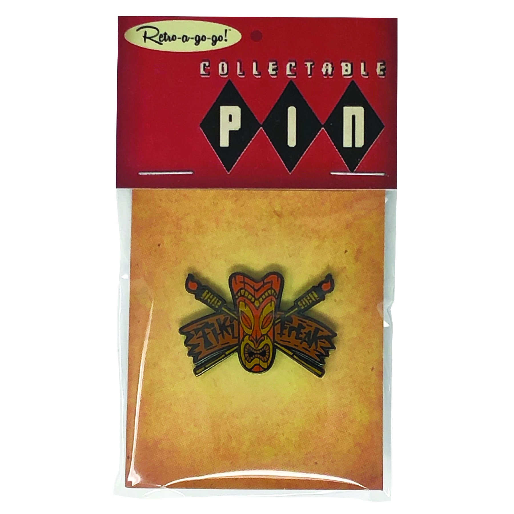 Vintage Inspired Tiki Bar Enamel Lapel Pin - Etsy