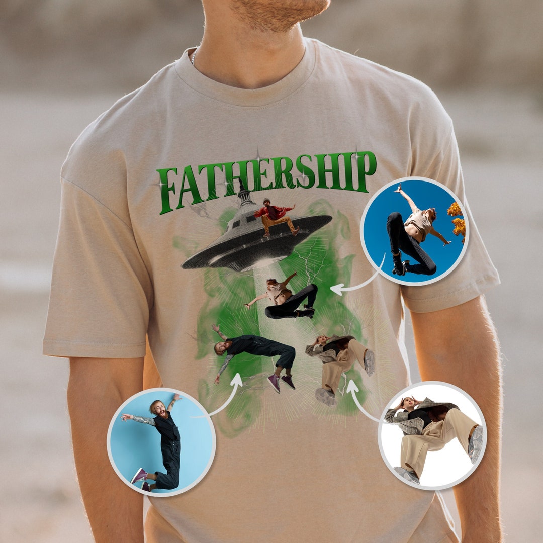 Unique NLO Father Ship Bootleg T-shirt Retro Sci-fi UFO Graphic Tee ...