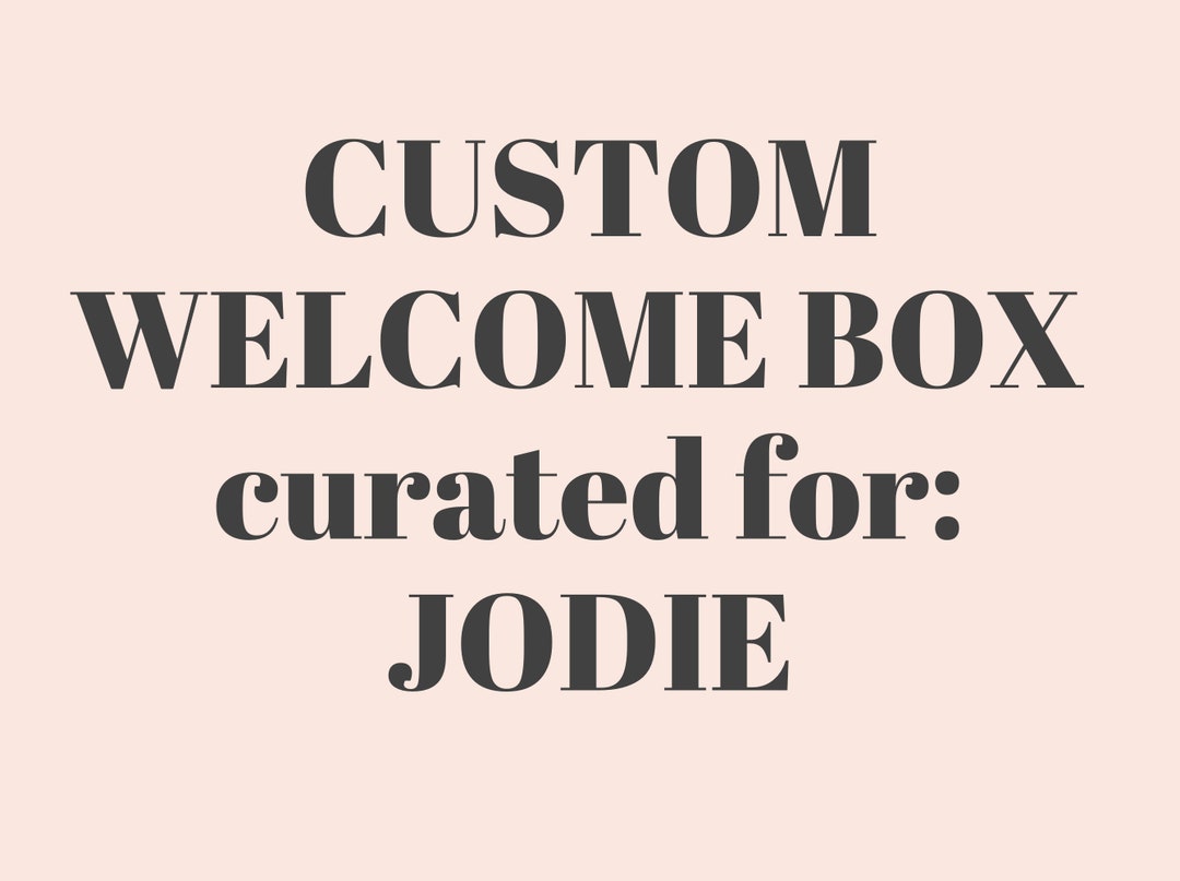 Custom Young Living Welcome Box Curated For: JODIE M. - Etsy