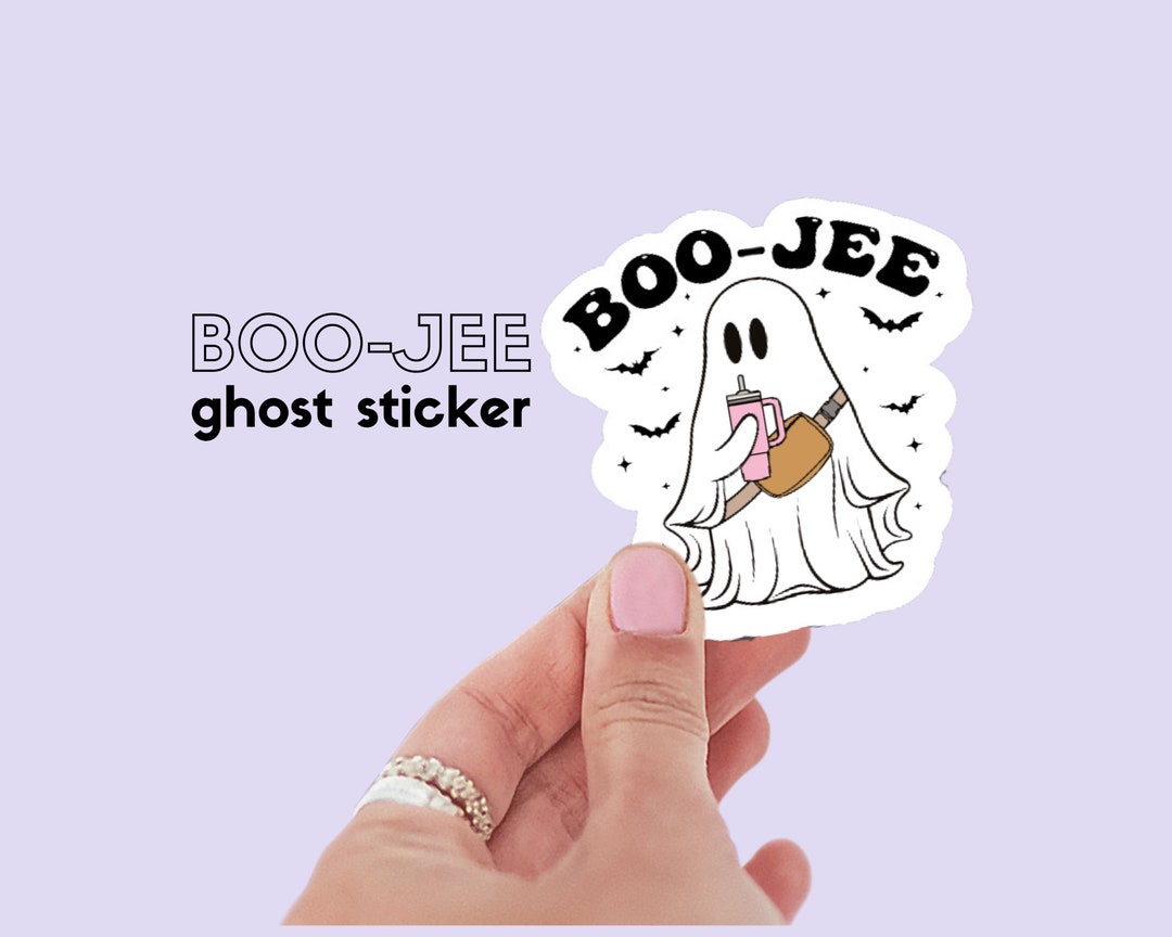 Boo Jee Ghost Sticker | Stanley | Lulu | Basic | Funny | Cute Ghost ...