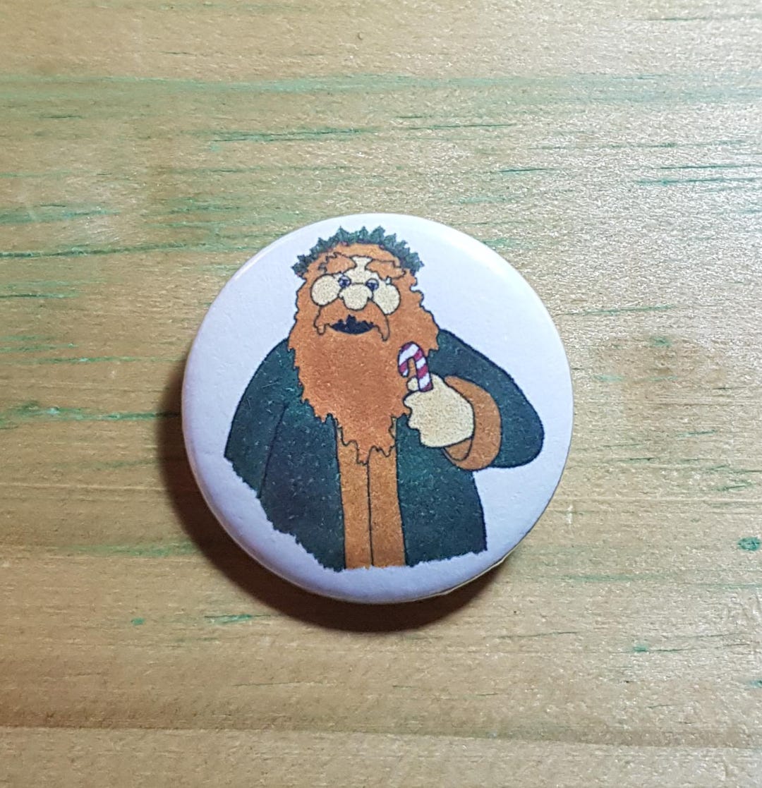 Ghost of Christmas Present Tiny Badge - Etsy