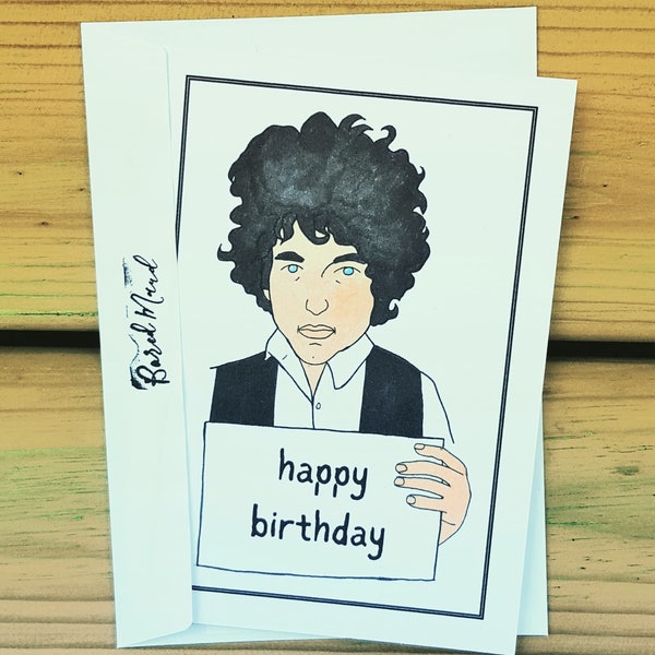 Bob Dylan Card - Etsy