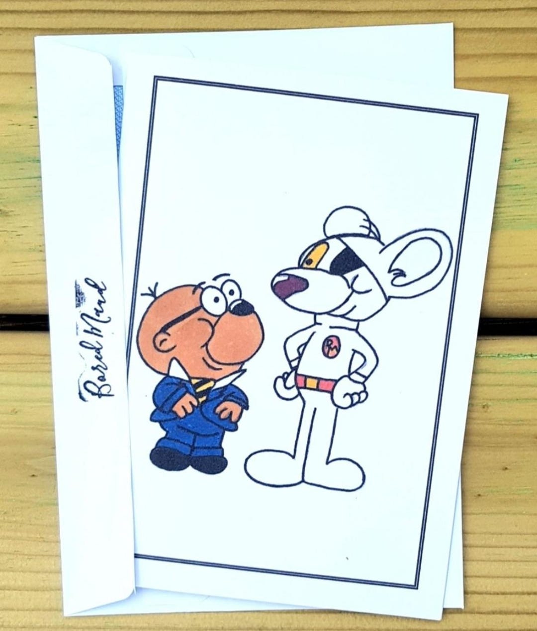 Retro Cartoon Handmade Birthday Card - Etsy