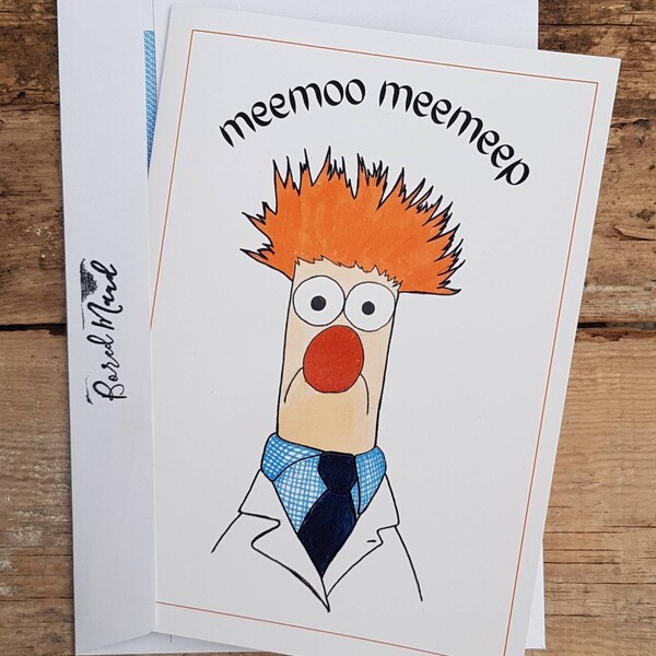 Beaker Muppet - Etsy