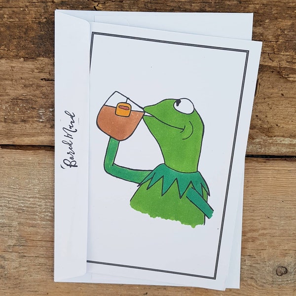 Kermit Birthday Card - Etsy Australia
