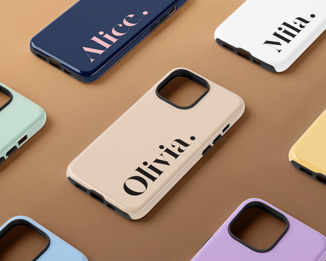 Personalized Monogram Initial iPhone Case, Personalized Name iPhone 15 ...