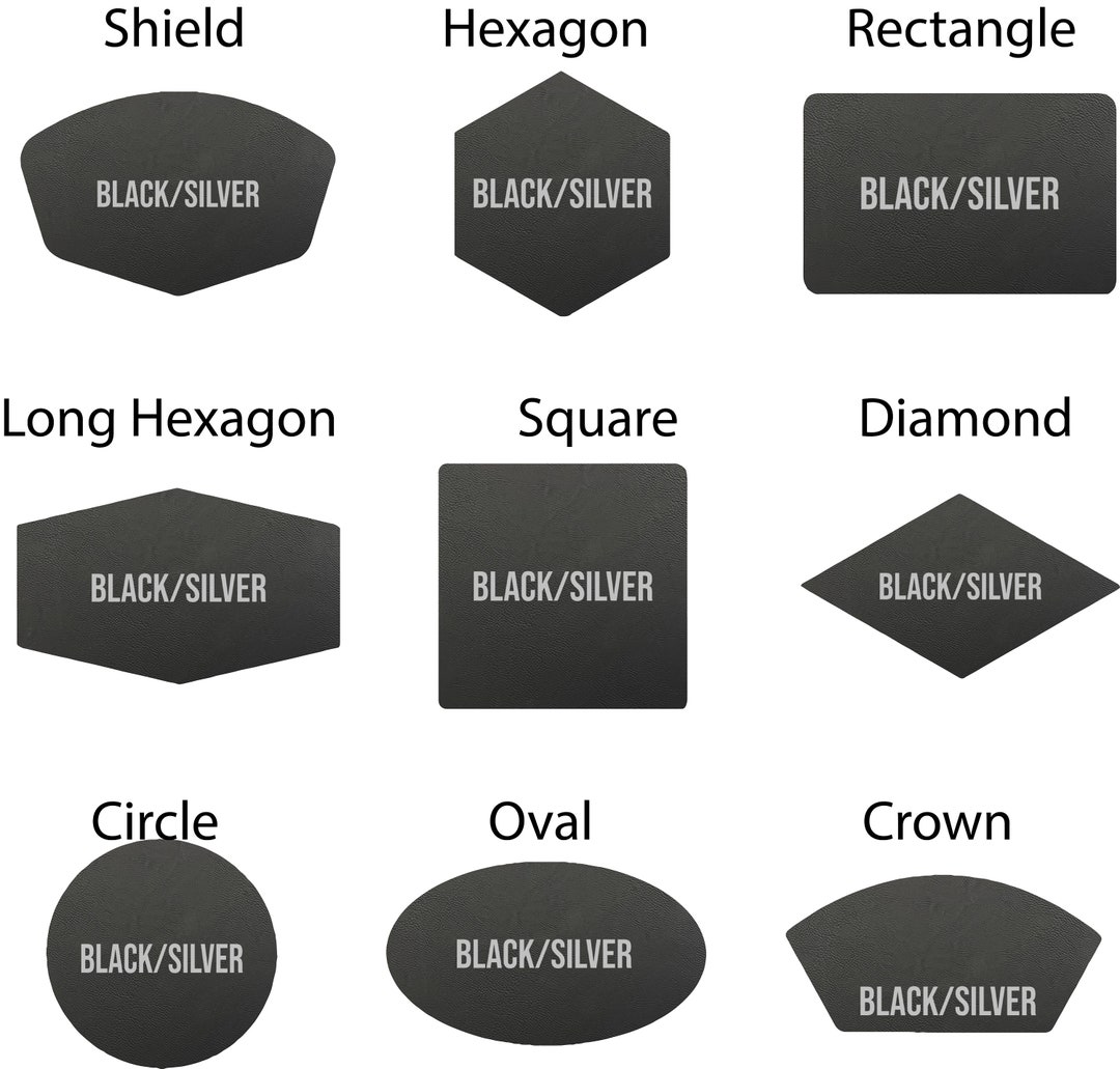 Blank Custom Adhesive Patches for You Decorate - Do It Yourself - Iron ...