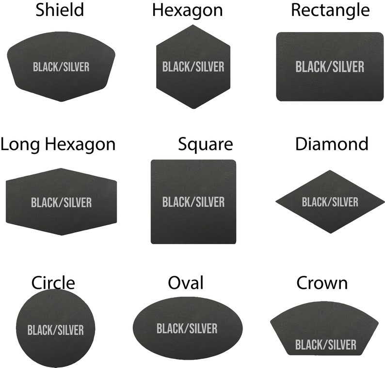 Blank Custom Adhesive Patches for You Decorate - Do It Yourself - Iron ...
