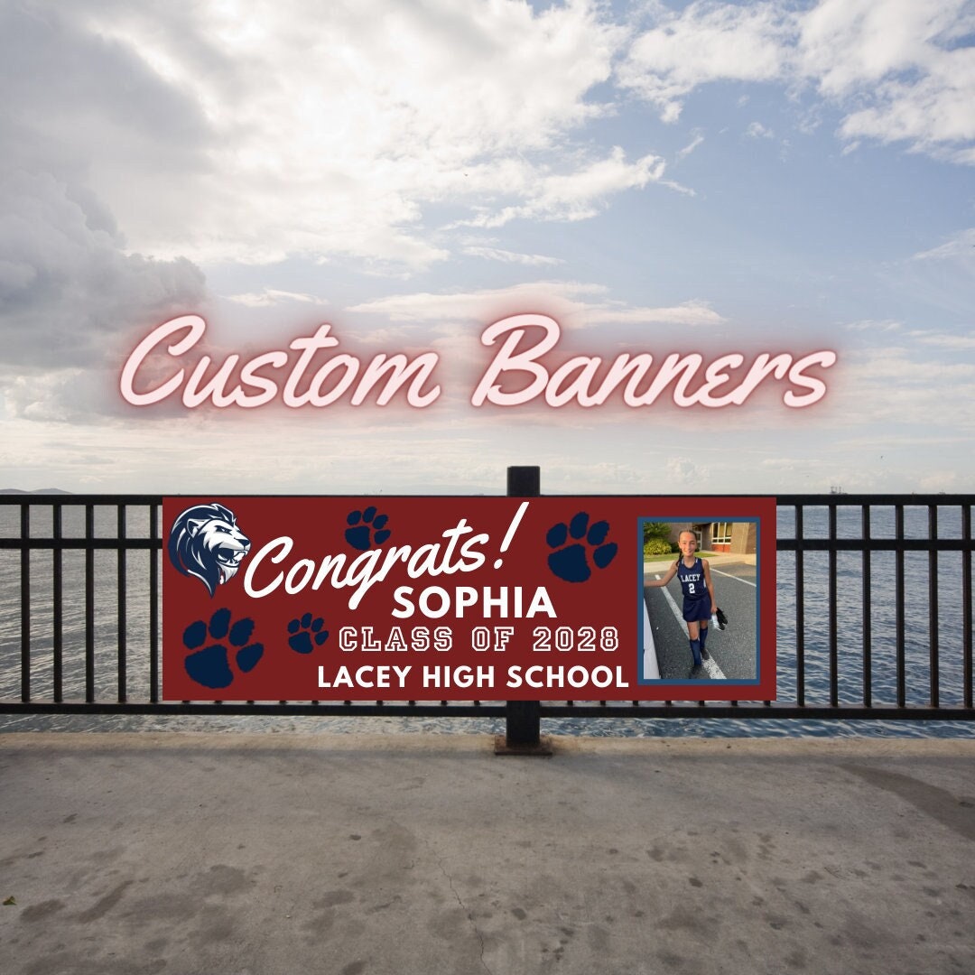 Vinyl Graduation Banner, School Banner, Yard Banner, 2023, Outdoor ...