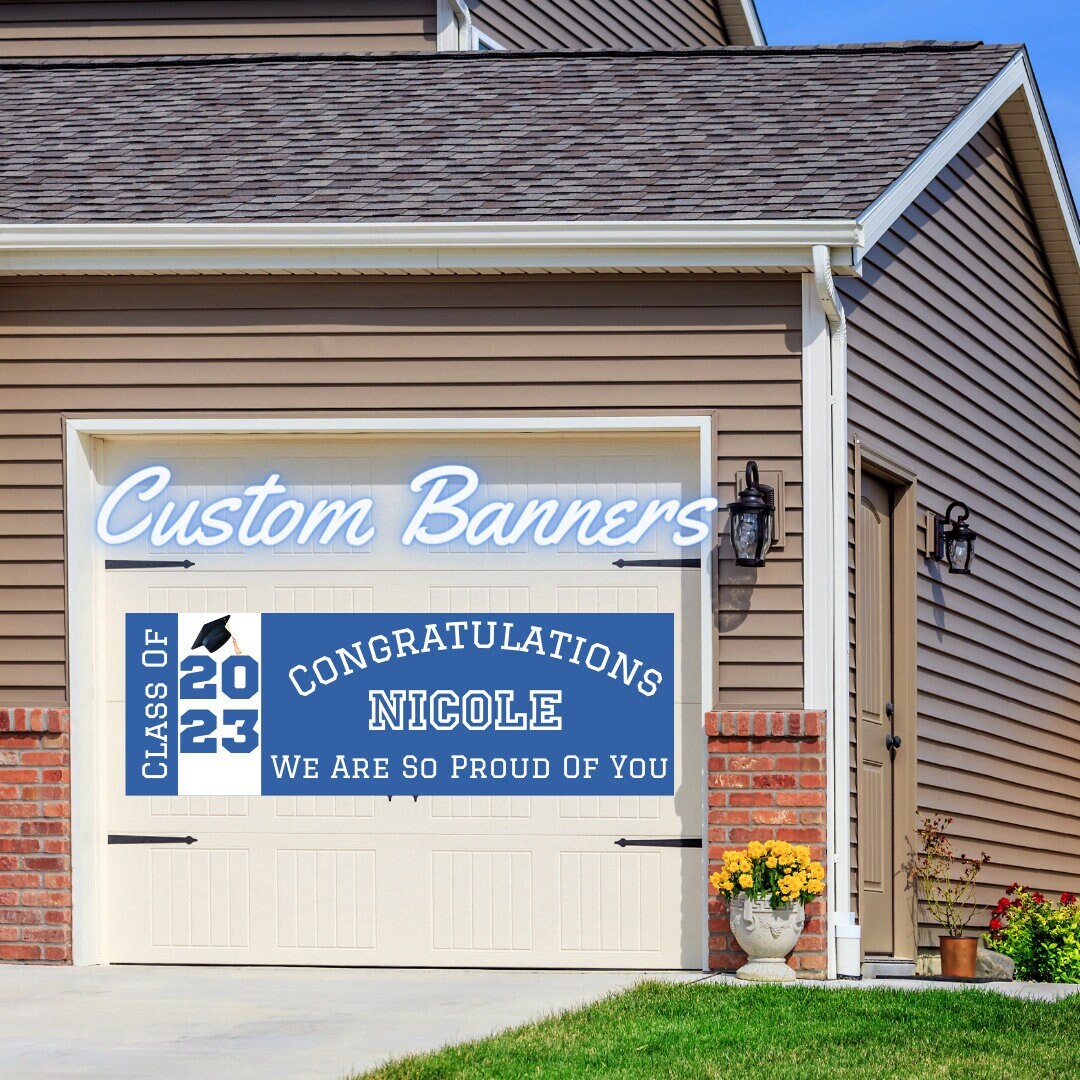 Vinyl Graduation Banner, School Banner, Yard Banner, 2023, Outdoor ...