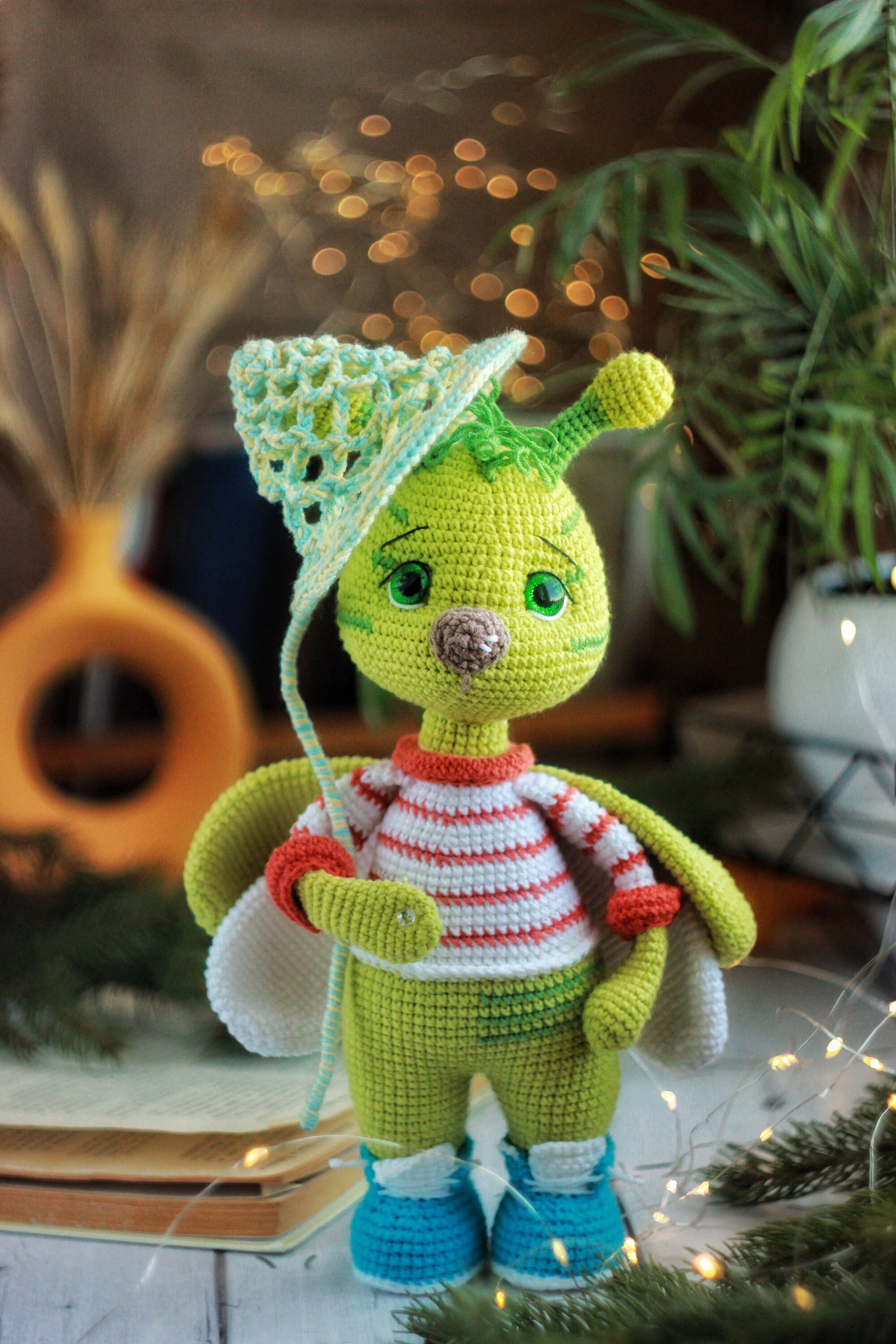 Grasshopper Crochet PATTERN PDF Amigurumi Cute Crochet Insect - Etsy