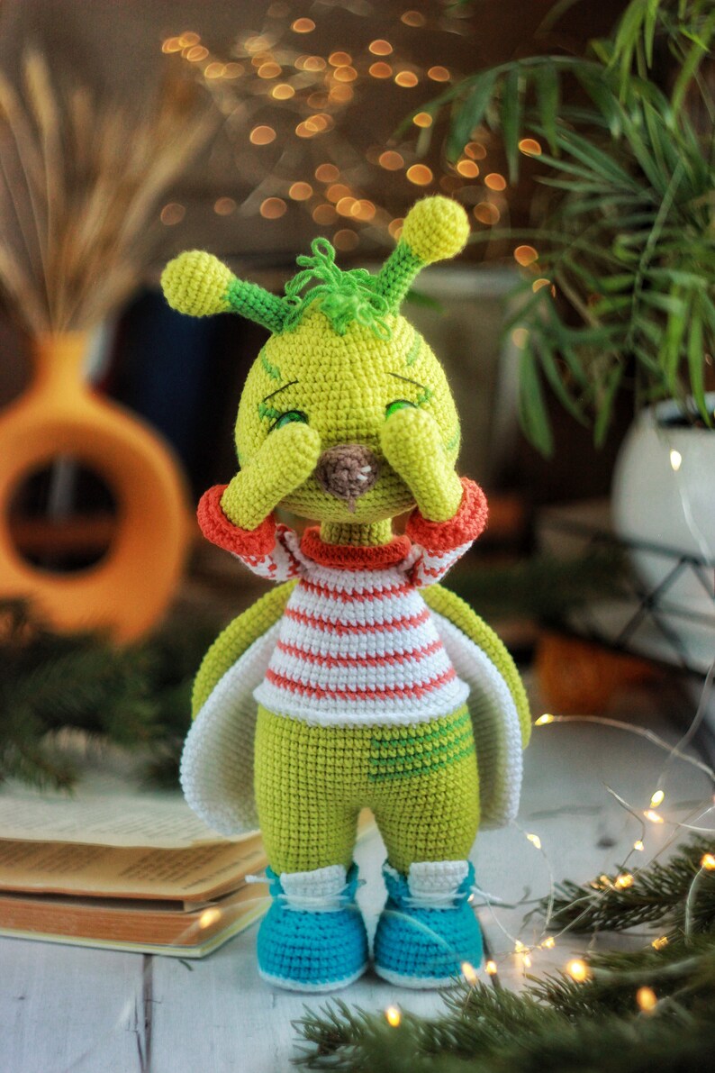 Grasshopper Crochet PATTERN PDF Amigurumi Cute Crochet Insect - Etsy