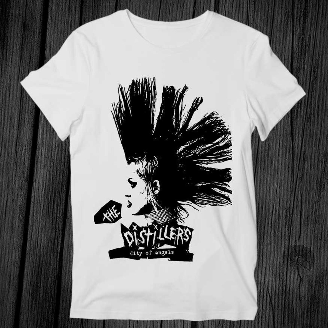 Mohawk the Distillers City of Angels Rock Punk T Shirt Unisex Adult ...