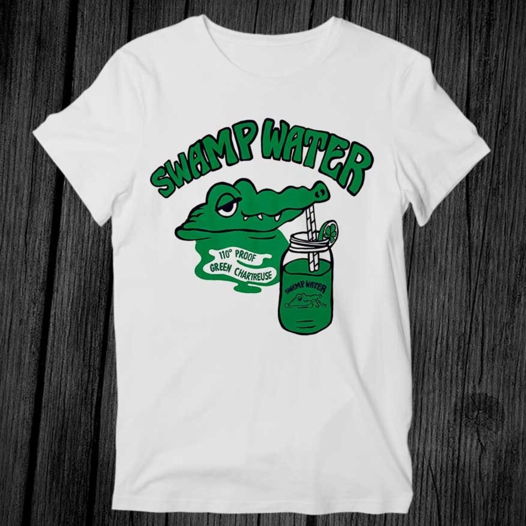 Swamp Water Green Chartreuse T Shirt Unisex Adult Mens Womens Gift Cool ...