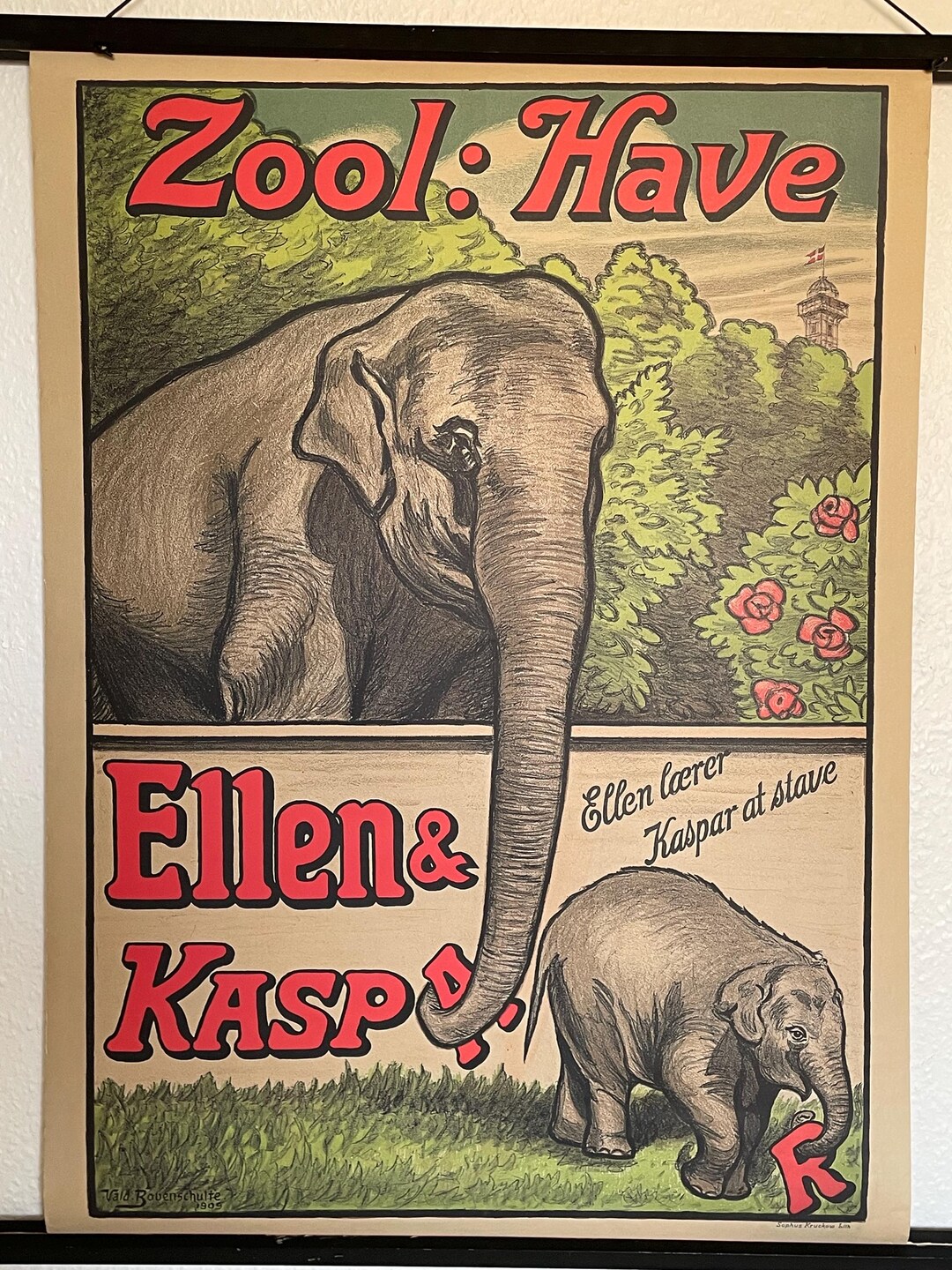 Zoo Poster, 1909 Reproduction From Zoo Copenhagen - Denmark. - Etsy