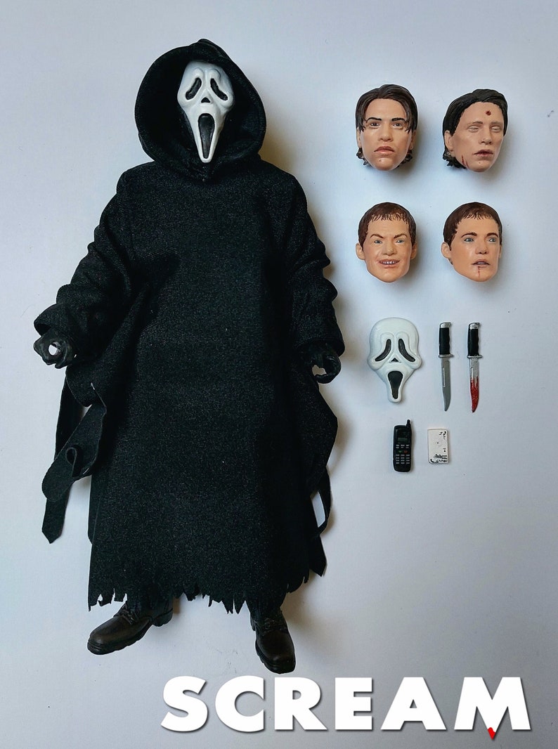 Neca Scale Scream Billy and Stuart Heads Set - Etsy