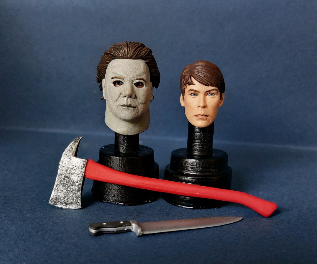 Halloween H20 Michael Myers Laurie Strode Neca Heads Accessories - Etsy