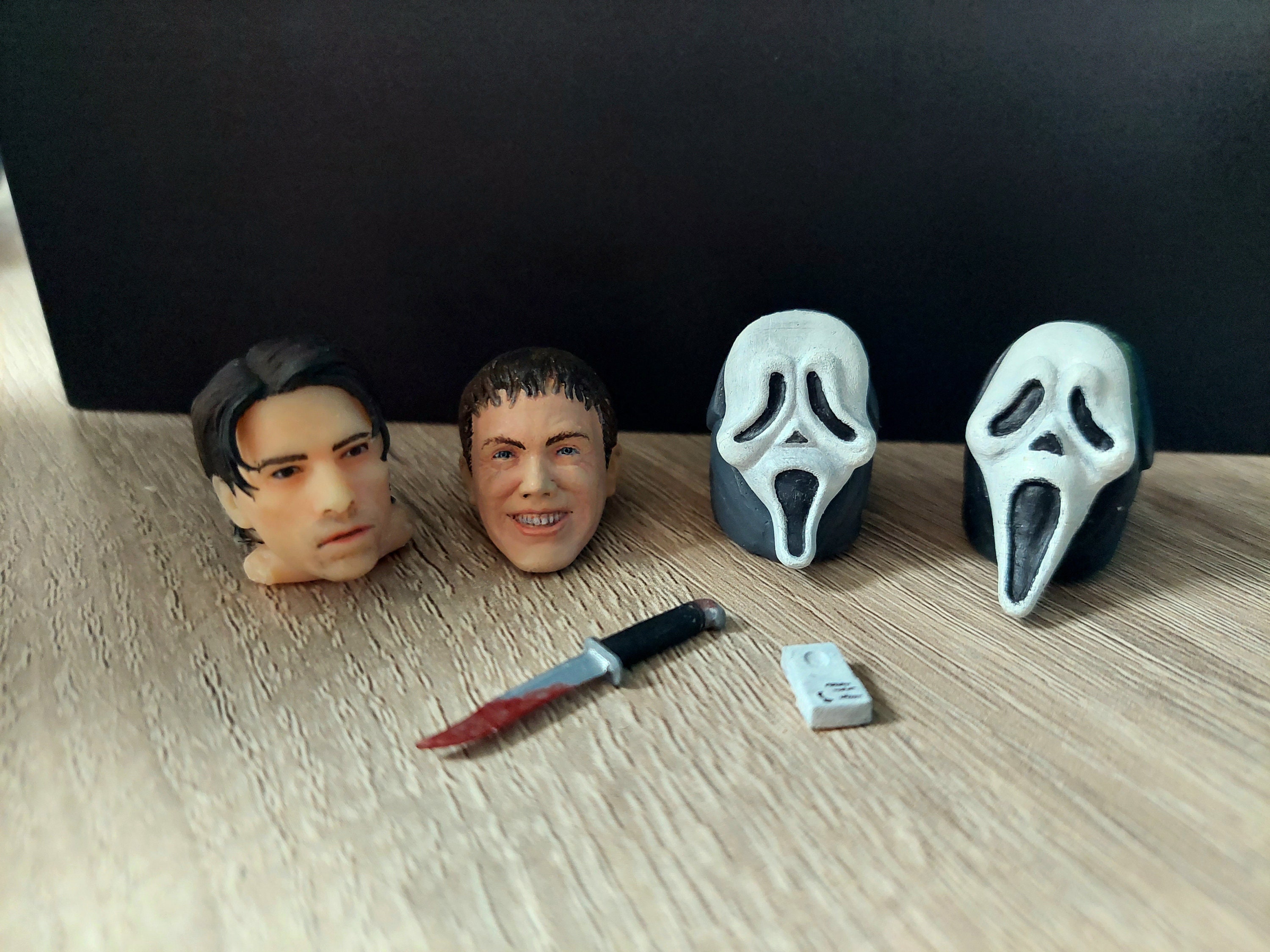 Neca Scale Scream Billy and Stuart Heads Set - Etsy