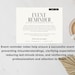 Editable Event Reminder Template, Customer Reminder Messages, Event ...