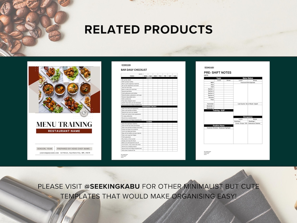Editable Coffee Cart Business Templates Bundle, Mobile Coffee Bar ...