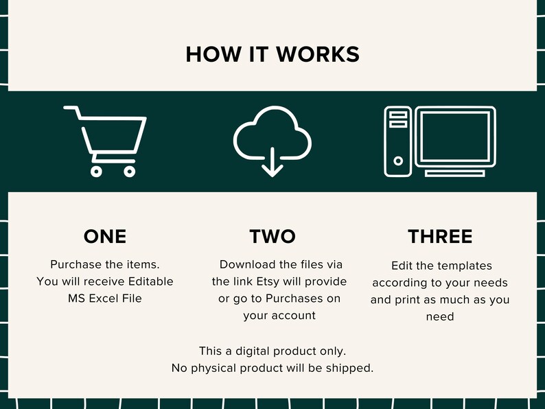 Kitchen Produce Order List, Guide, Section List, Daily, Weekly ...