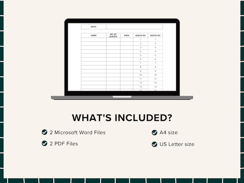 Editable Restroom Cleaning Checklist, Printable Toilet Sign off Form ...